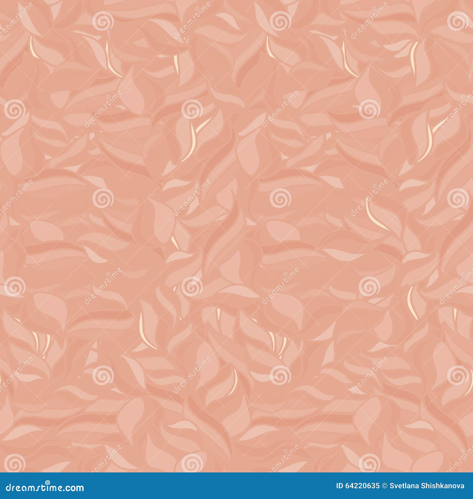 Soft Seamless Wavy Pattern. Monochrome Background. Light Pink Colors ...