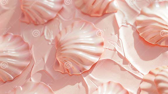 A Soft Seashell Pink Textured Background with a Light, Airy Surface ...