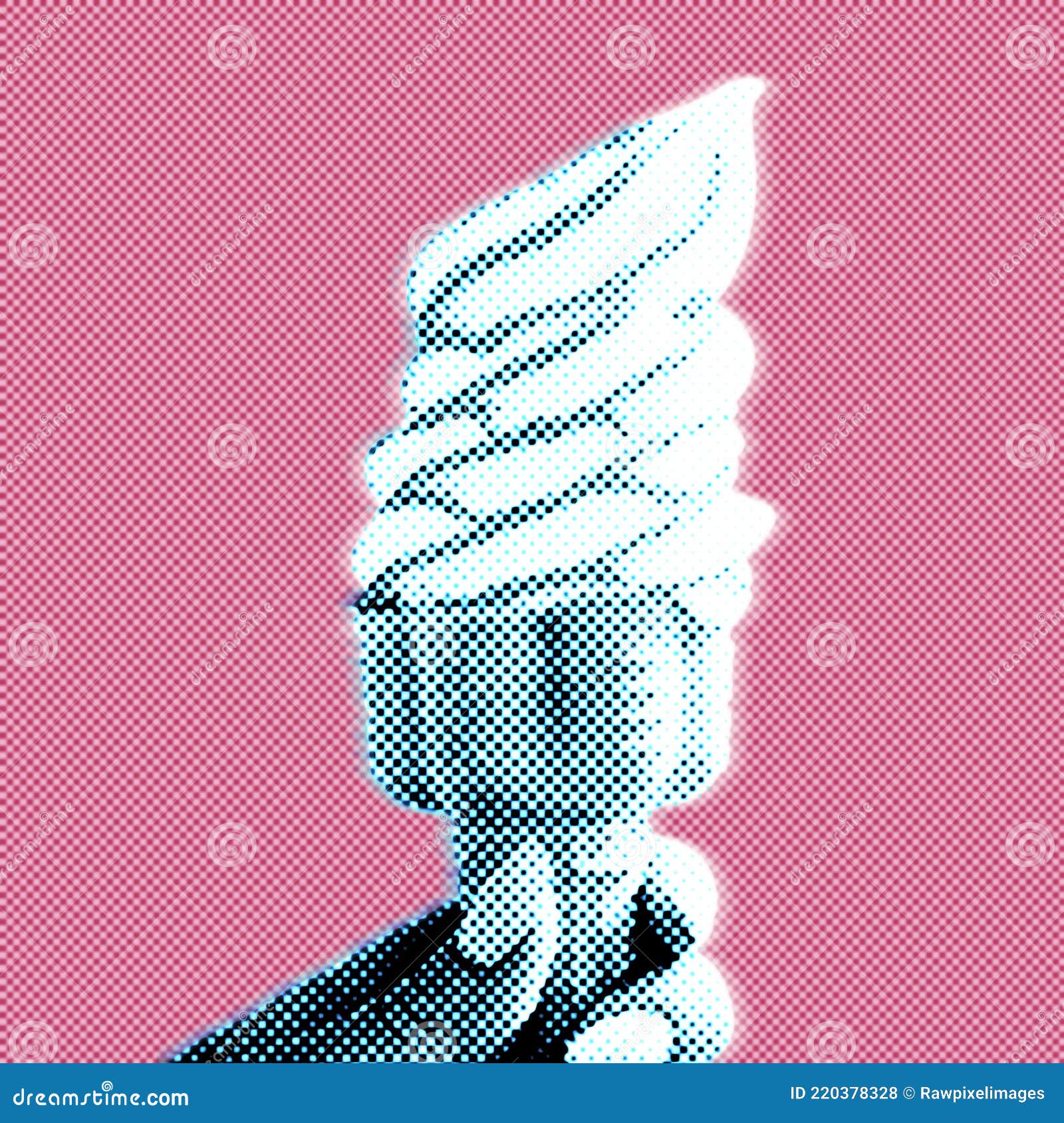 Soft Serve Ice Cream Cone Art Stock Illustrations – 487 Soft Serve Ice ...