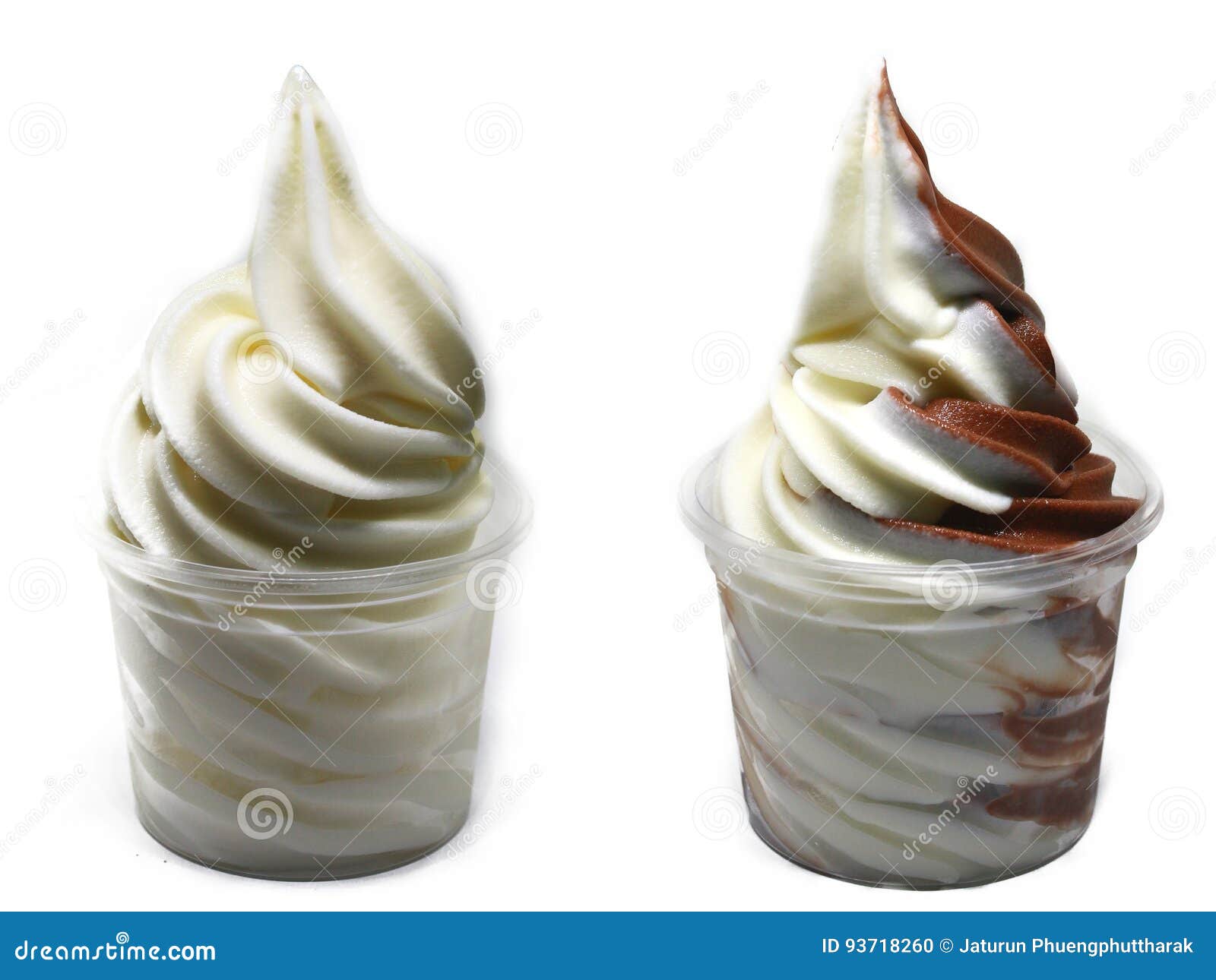 Soft Serve Ice Cream in a Cup Stock Photo - Image of serve, soft: 93718260
