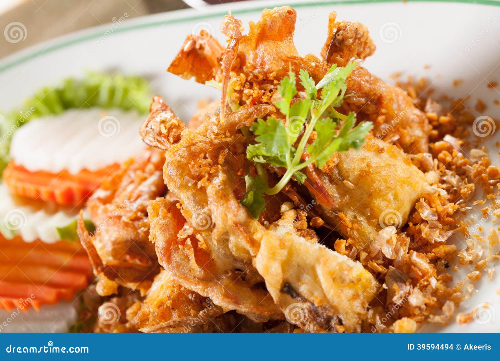 Soft shell crab stock photo. Image of vegetable, meal - 39594494