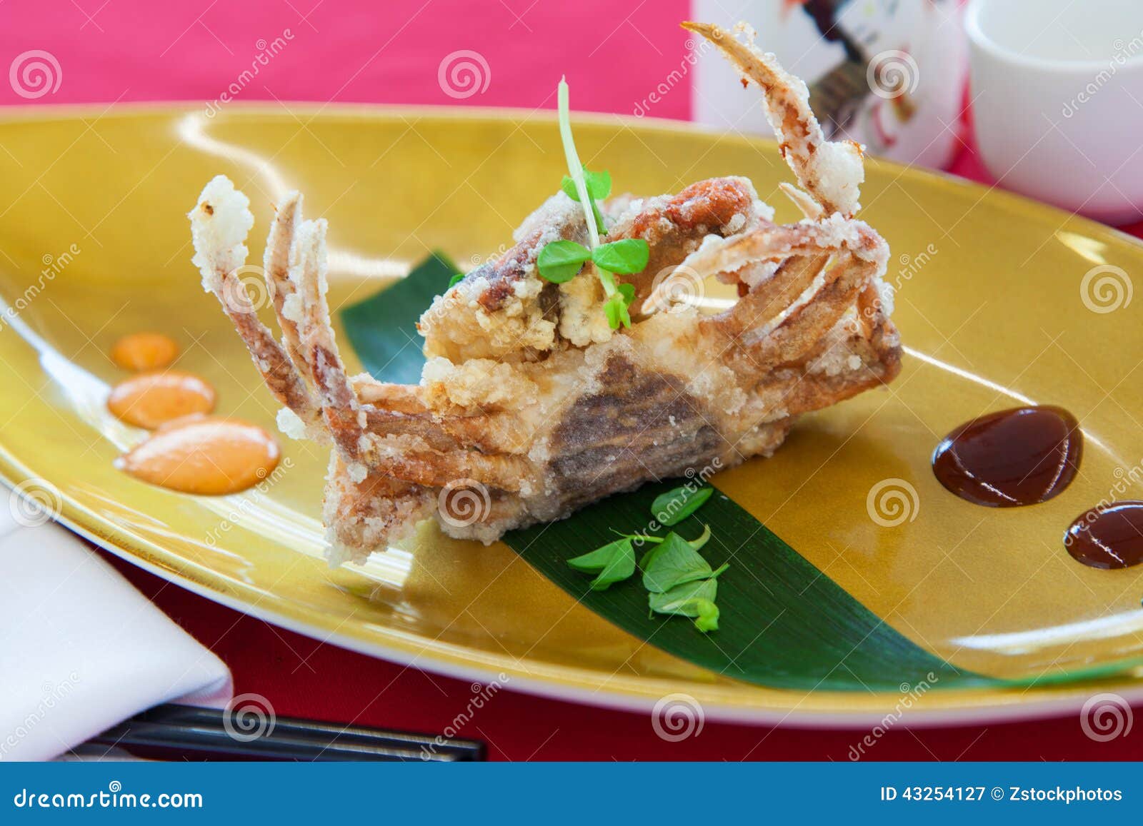 Soft shell crab stock image. Image of crab, yellow, lunch - 43254127