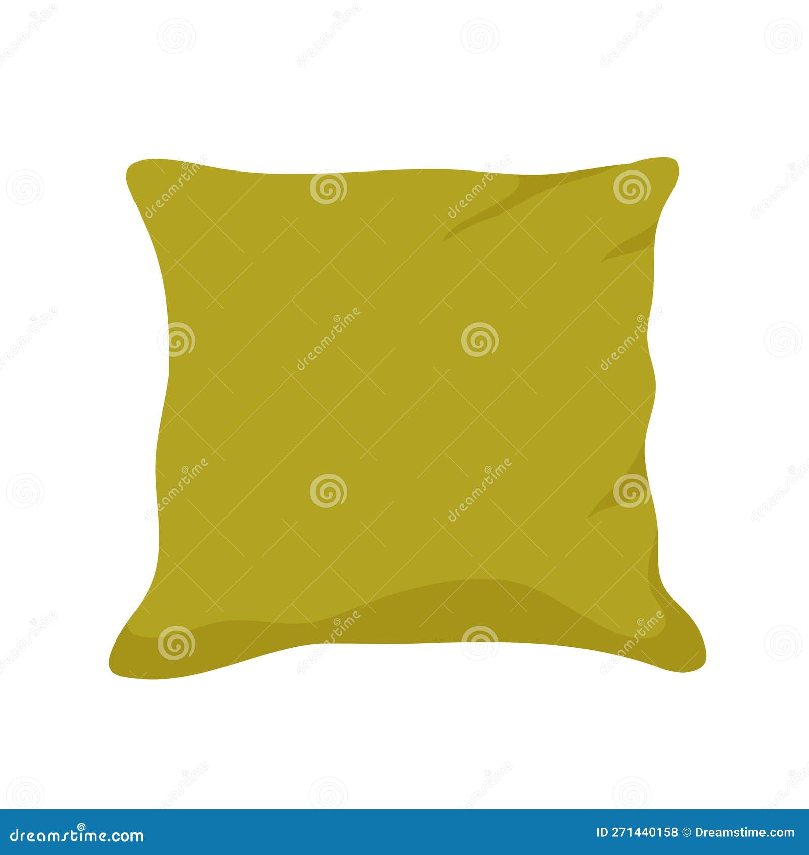Soft Silky Decorative Pillow Stock Vector - Illustration of design ...