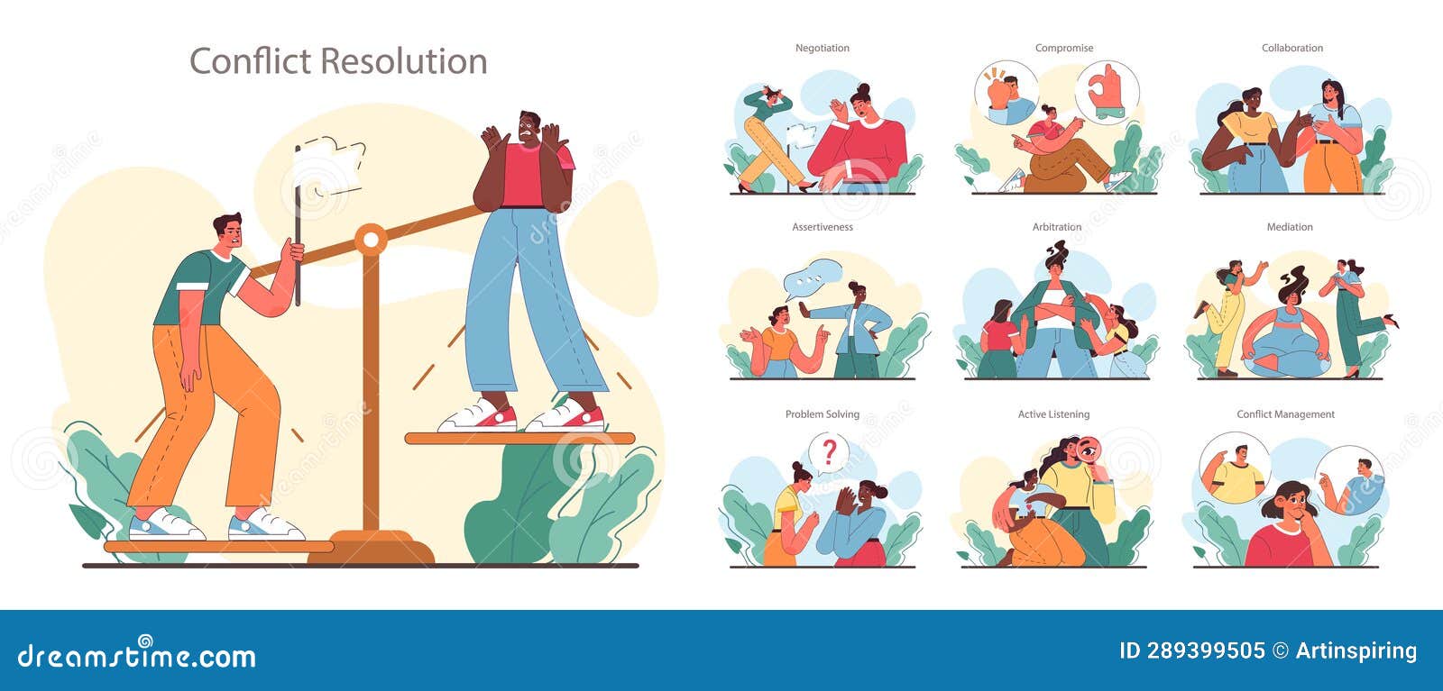 Compromise Resolve Difference Solve Dispute Puzzle Piece Wall Ho Stock ...