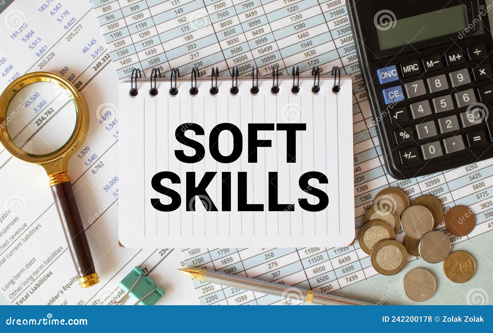 Soft Skills Text Concept Write on Notebook Stock Photo - Image of learn ...