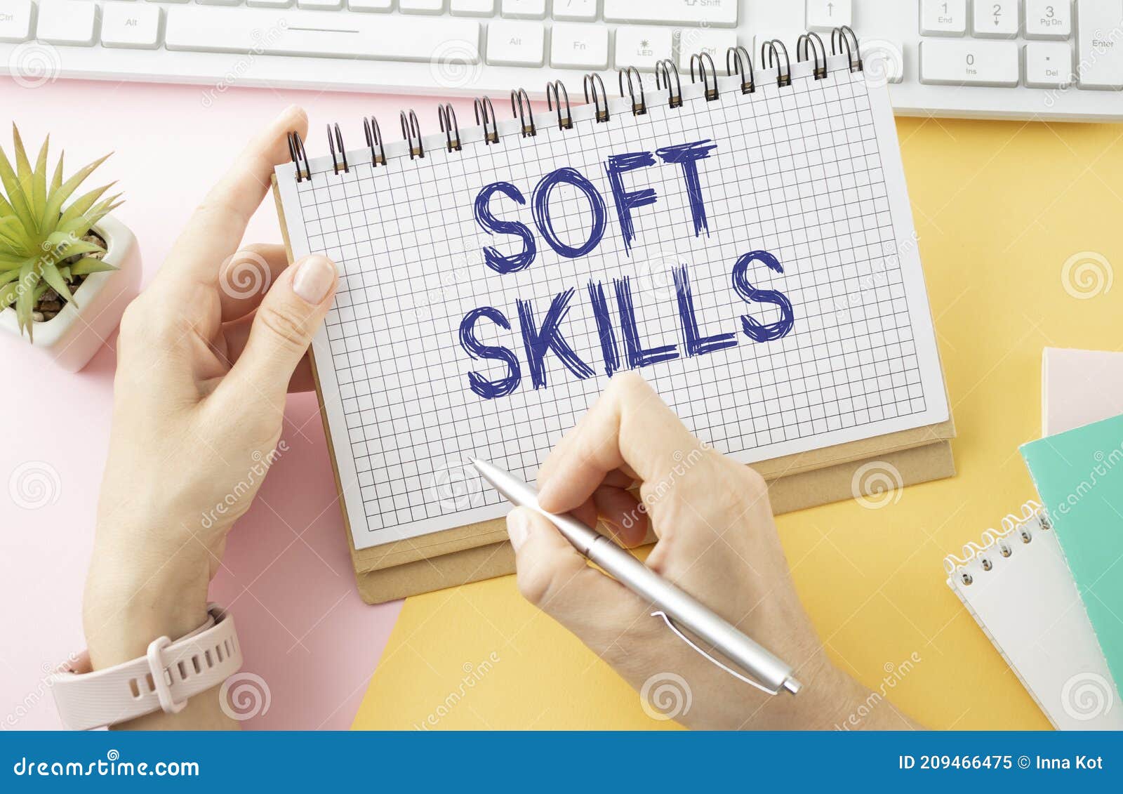 Soft Skills Text Concept Write on Notebook Stock Image - Image of ...