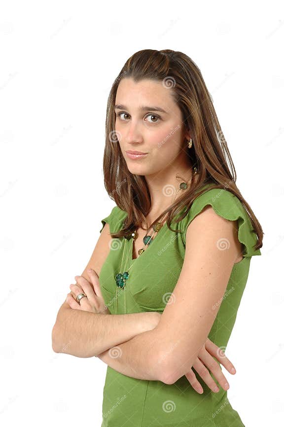 Soft smile stock photo. Image of beguile, influence, direct - 641852