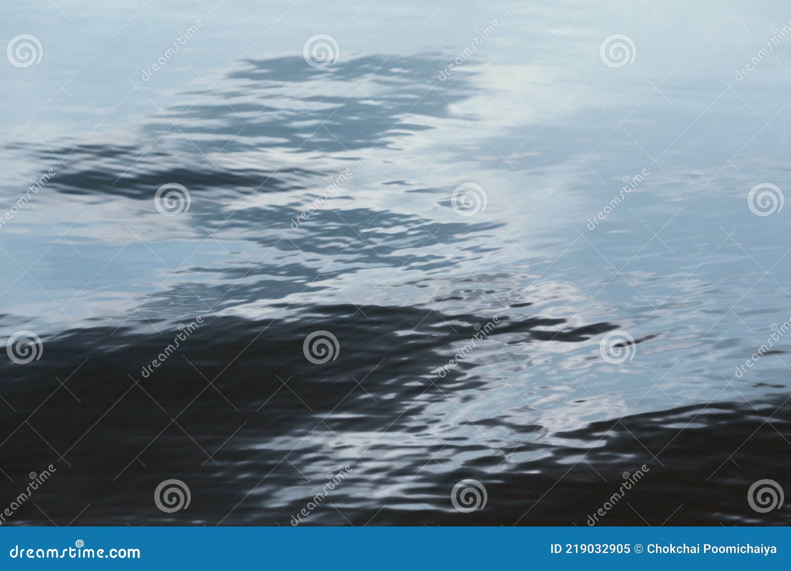 Soft and Smooth Water Wave Ripple. Stock Image - Image of blue, marine ...
