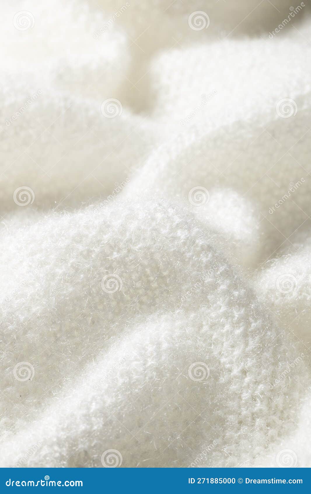 Soft, White Textile, Warm Cloth in Close Up Stock Photo - Image of soft ...