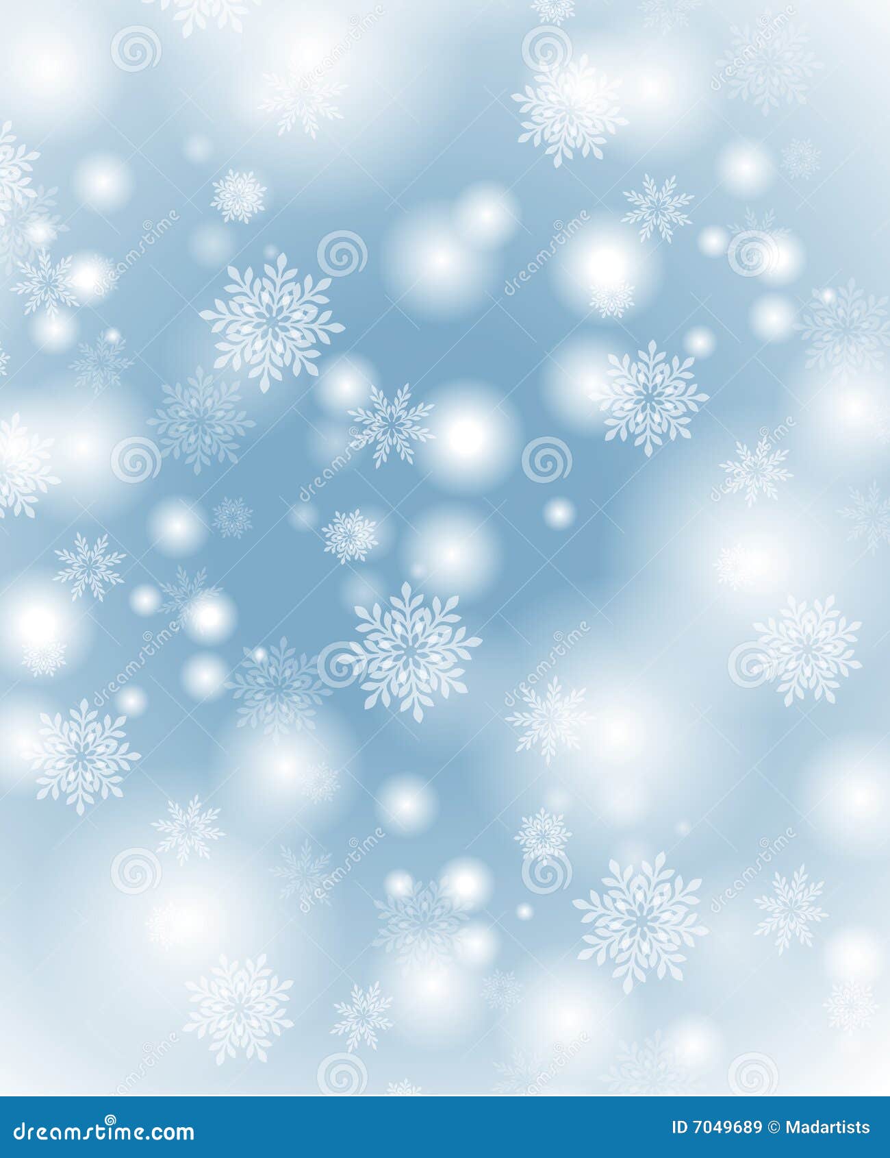 Soft Snowflakes Background stock illustration. Illustration of light ...