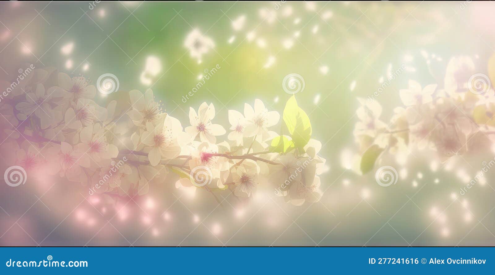 Soft Spring Background for Invitations and Posters. Stock Illustration ...