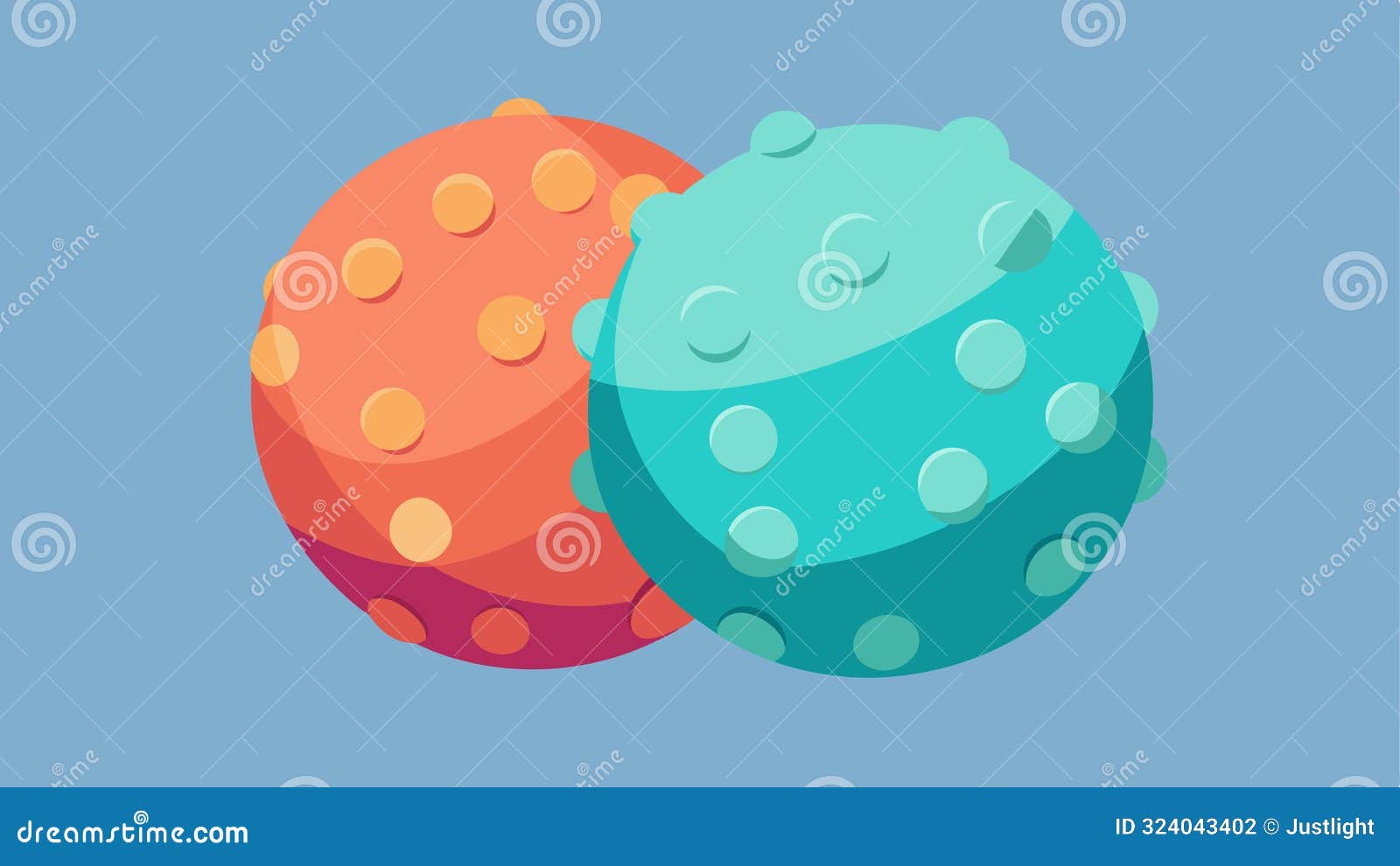Soft Squishy Balls That Can Be Squeezed Or Thrown For Both Tactile And Sensory Input Vector