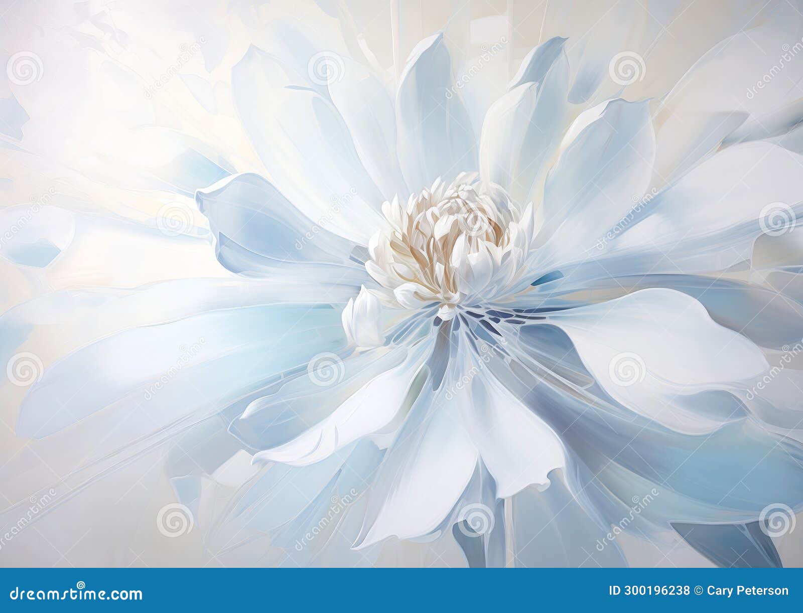 Soft Strokes: a Gallery Display of Expressive White Flowers with Stock ...