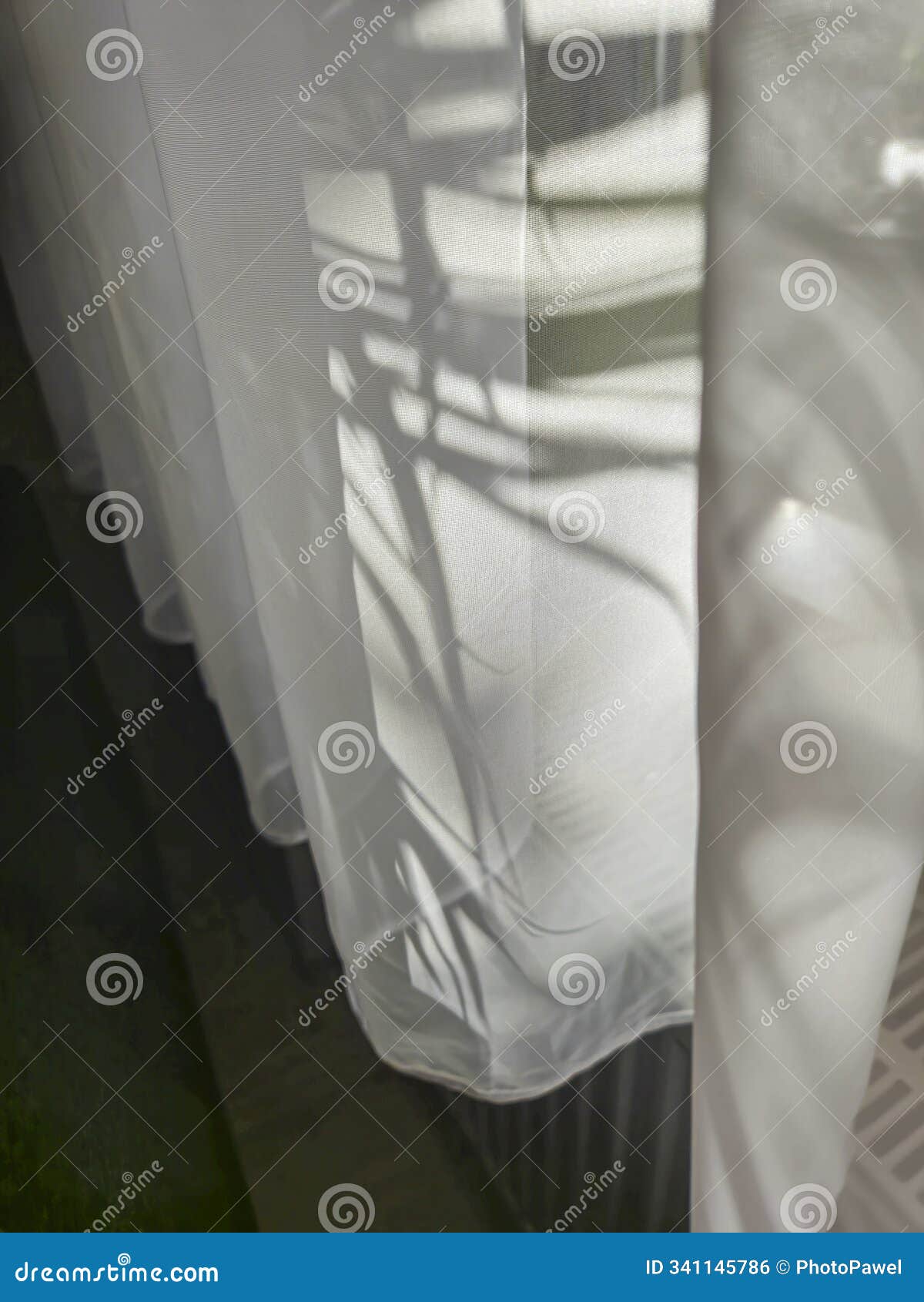 Soft Sunlight Filtering through Sheer Curtains, Creating Beautiful ...