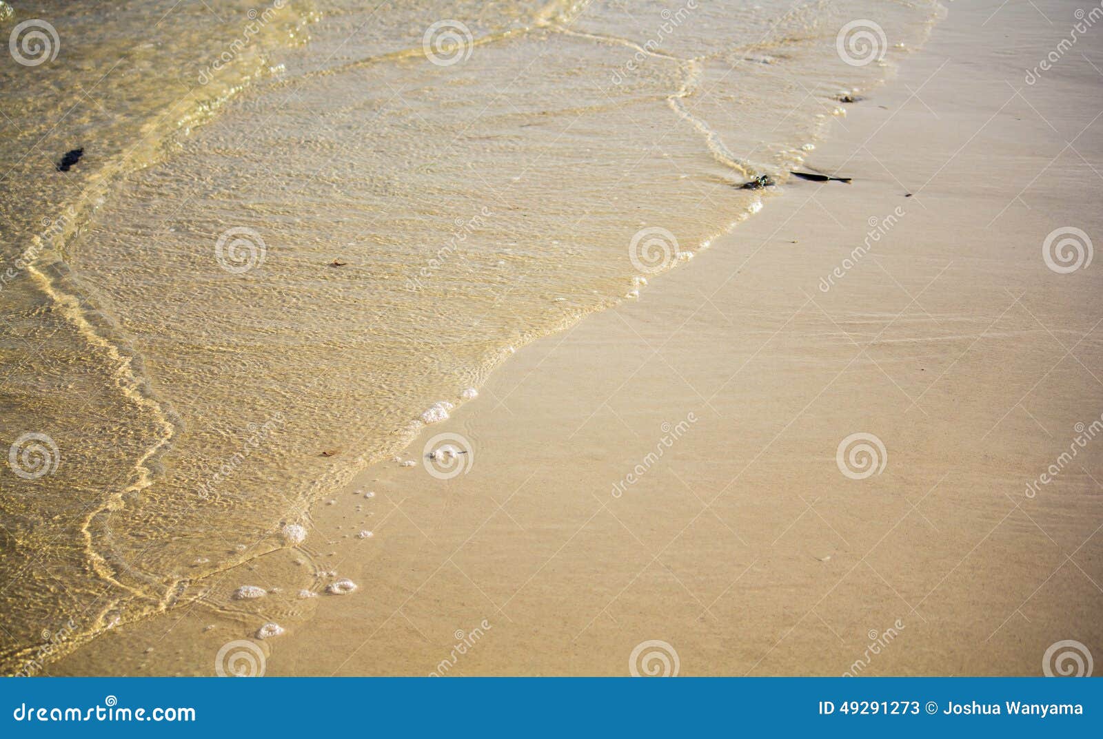 Soft surf on the beach stock image. Image of surf, background - 49291273