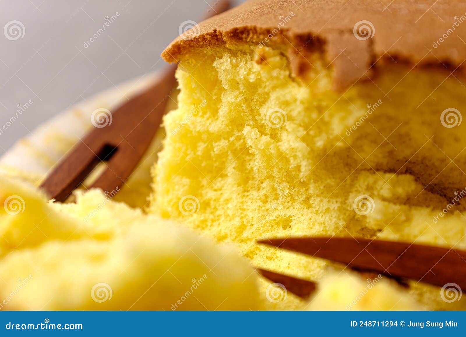 Soft and Sweet Bread Castella Stock Photo - Image of cupcastella ...