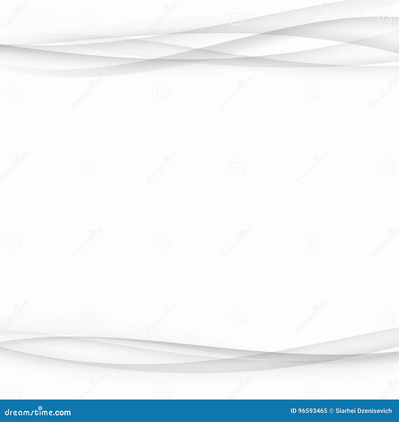 Soft Swoosh Greyscale Gradient Waves Modern Template. Abstract Stock ...