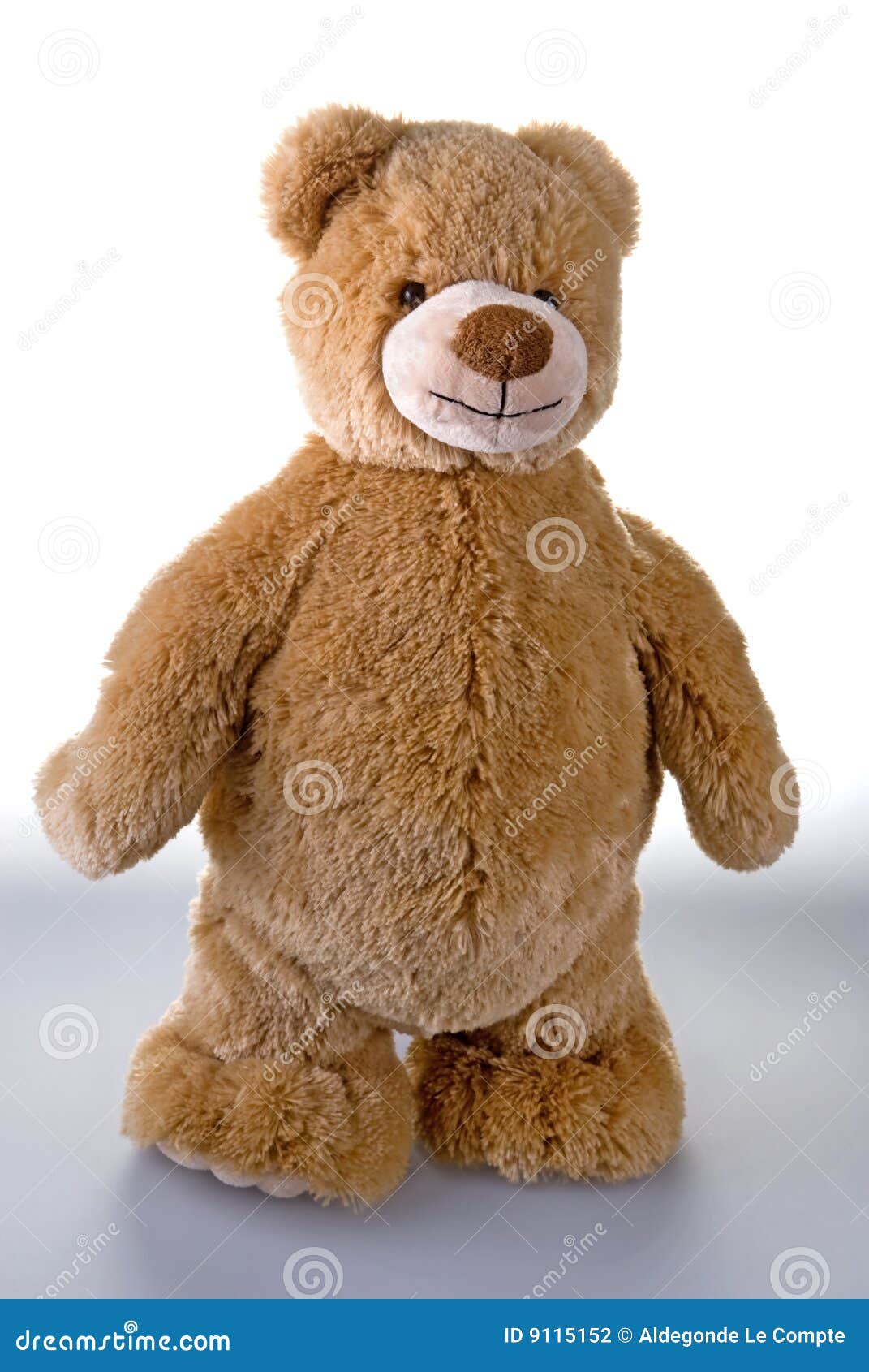 Soft teddy bear stock photo. Image of stuffed, bear, single - 9115152