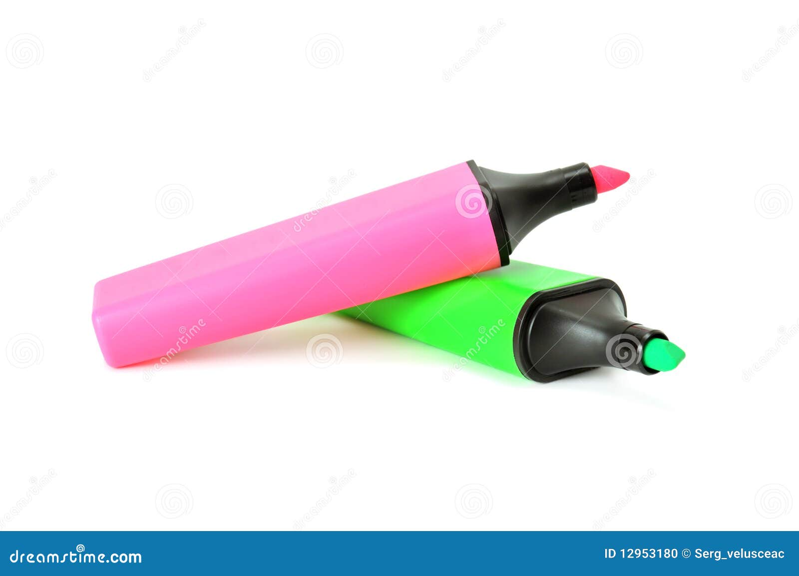 Soft-tip pen stock photo. Image of education, colored - 12953180