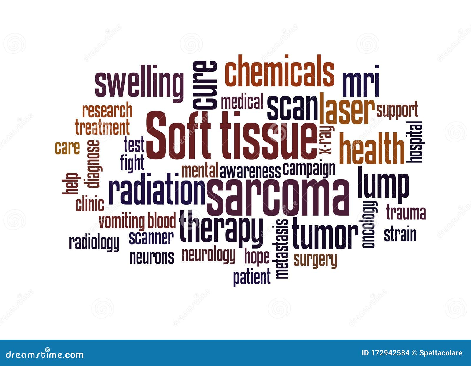 Soft Tissue Sarcoma Word Cloud Concept Stock Illustration ...
