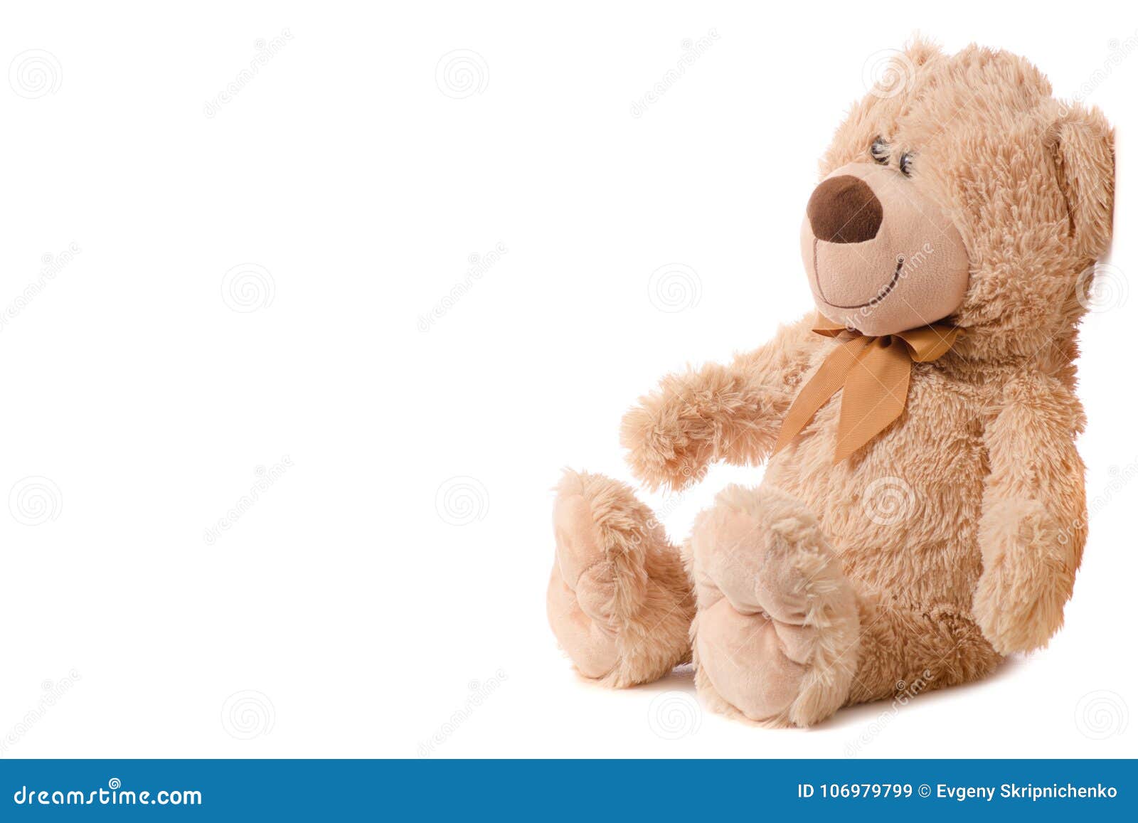 Soft toy beige bear stock image. Image of blue, object - 106979799