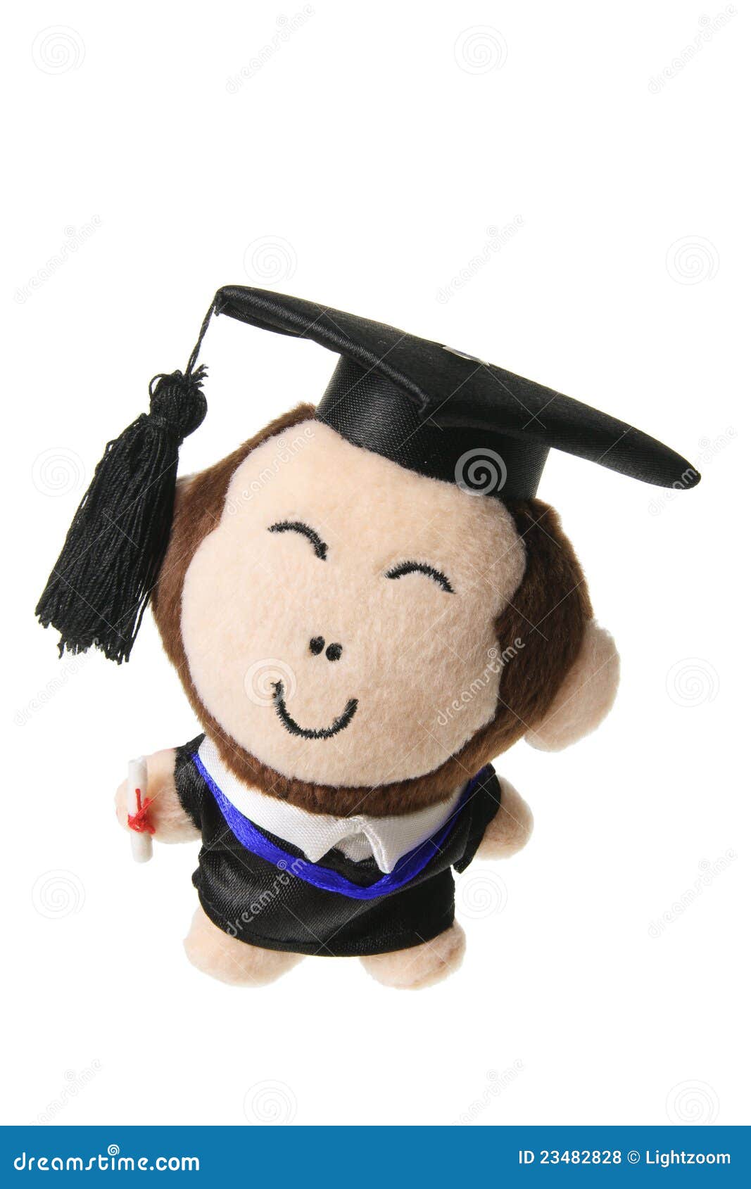 Soft Toy Graduation Monkey stock photo. Image of celebrate - 23482828