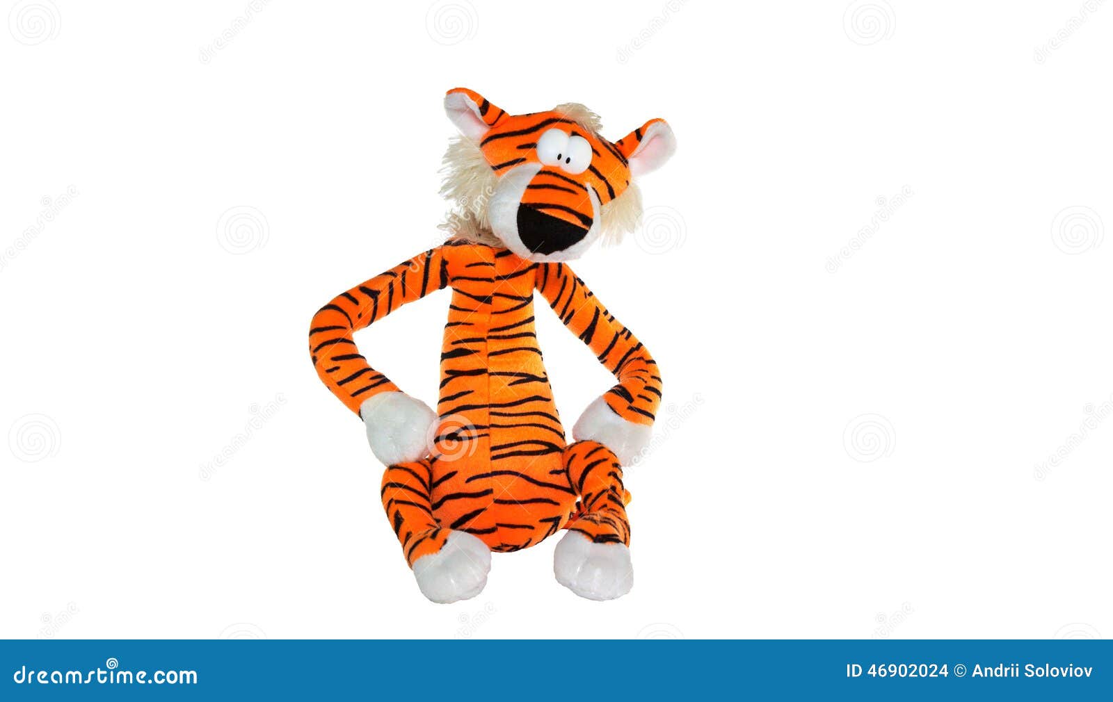 Soft toy tiger stock photo. Image of gift, white, childhood - 46902024