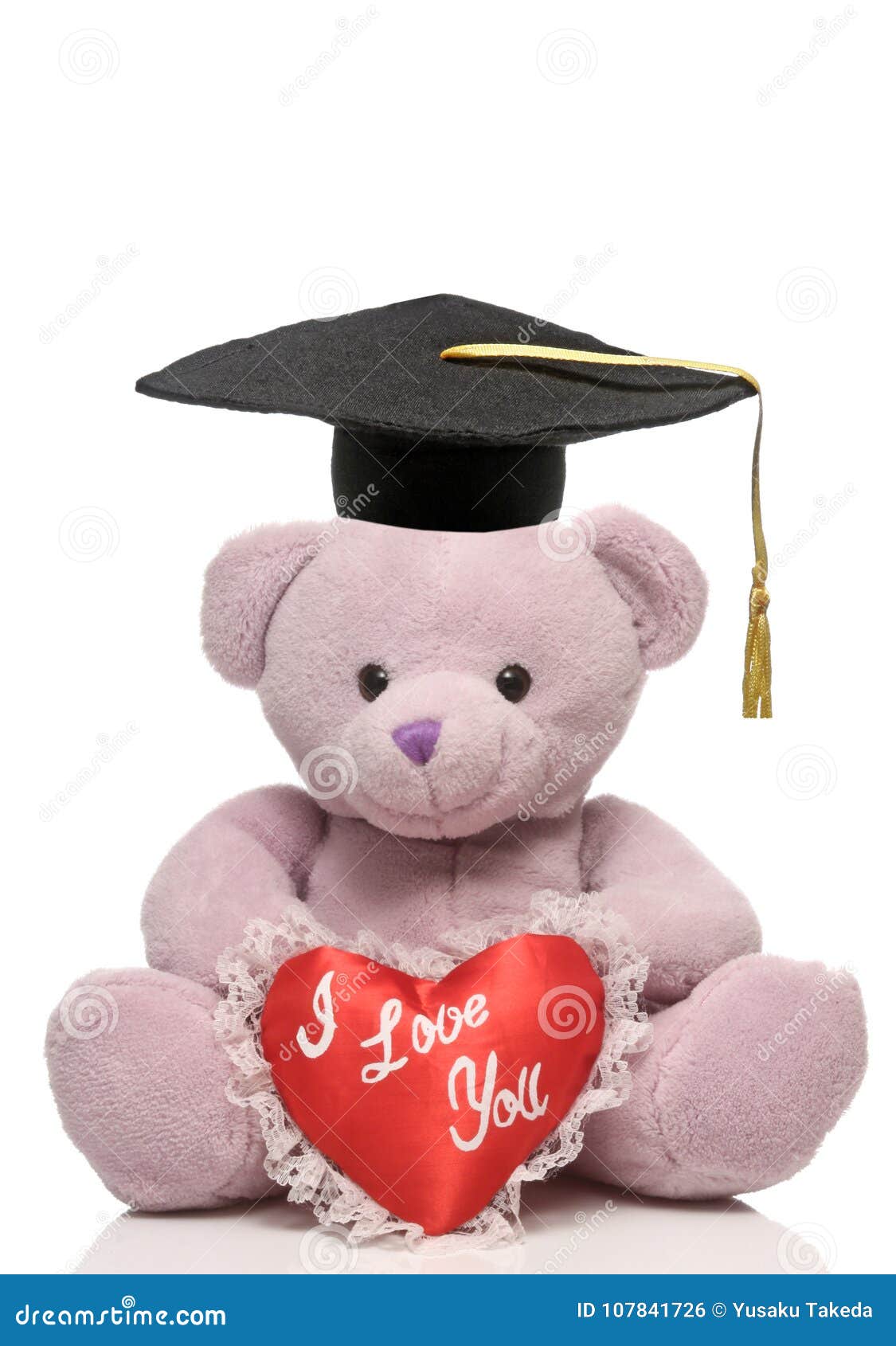 A Soft Toy Wearing a Graduation Cap. Stock Photo - Image of single ...