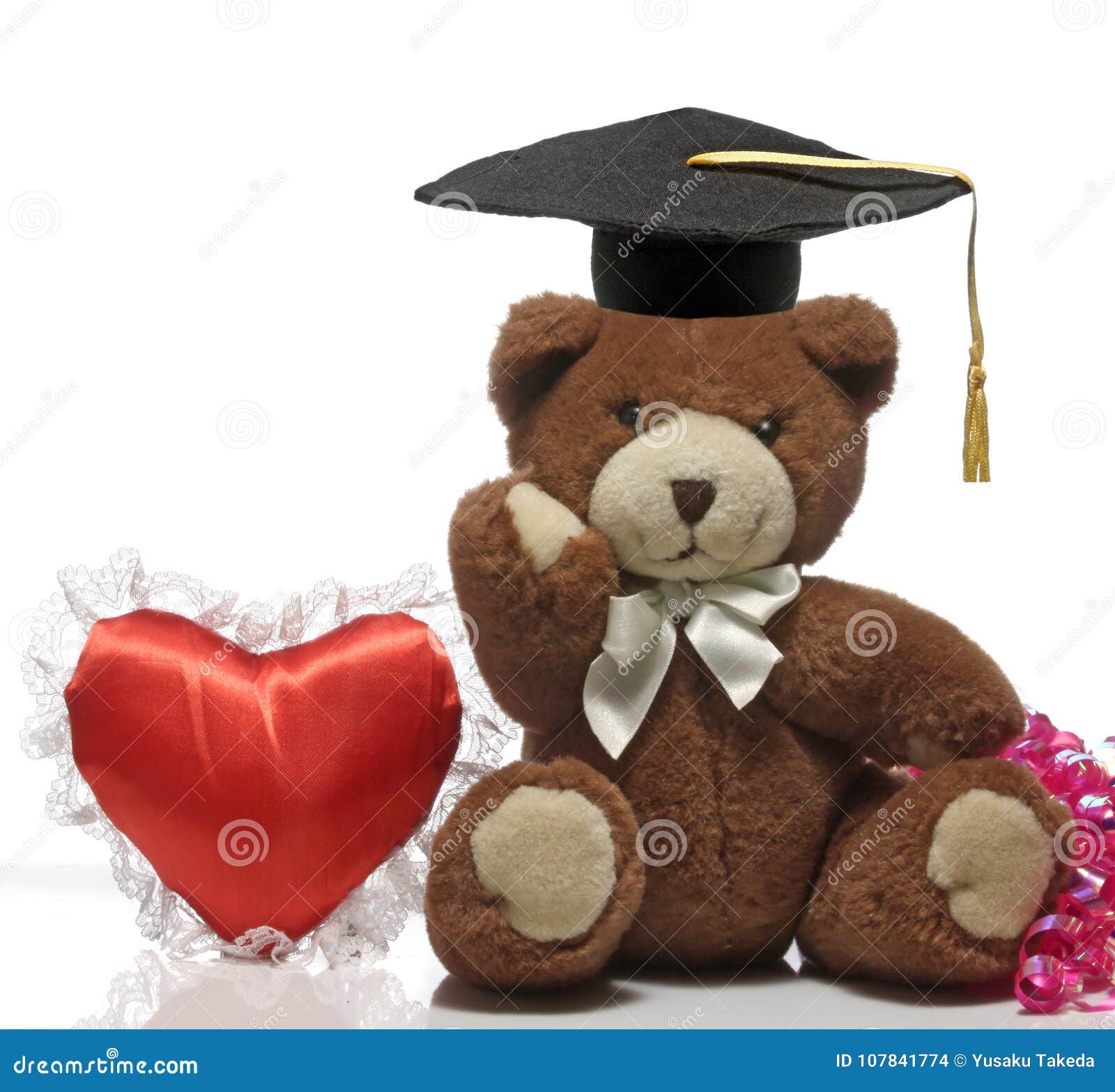 A Soft Toy Wearing a Graduation Cap. Stock Photo - Image of pass ...