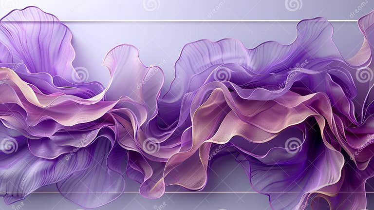 Soft Violet Waves Creating a Dreamy and Fluid Backdrop Design Stock ...