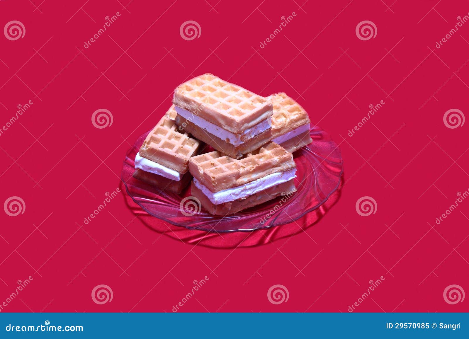 Soft waffles. stock image. Image of delicious, objects - 29570985