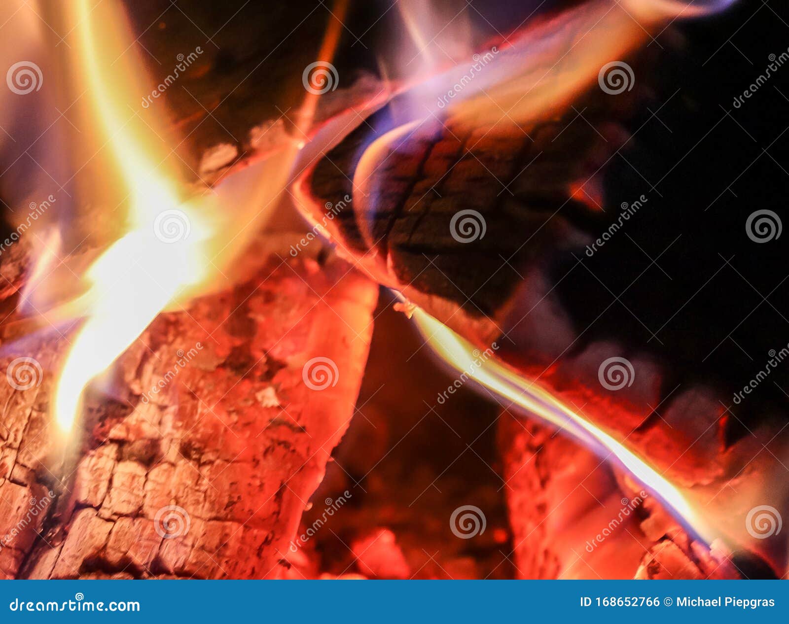 Soft and Warm Burning Flames in a Fireplace Stock Photo - Image of cosy ...