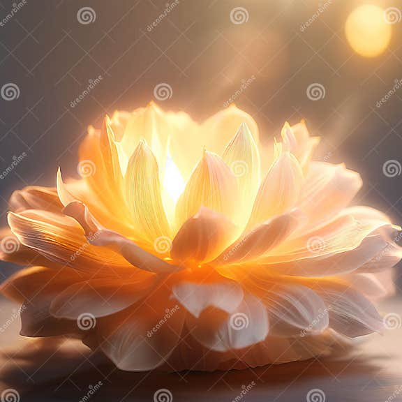 Soft Warm Glow a Gentle and Warm Light Effect that Creates a Sf Stock ...