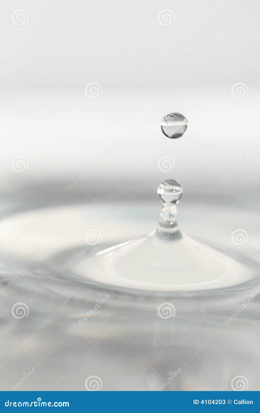 Soft water drop stock image. Image of background, droplet - 4104203