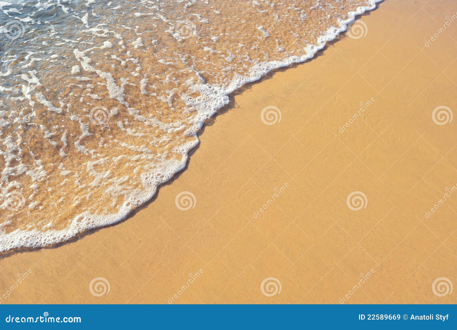 Soft Wave stock image. Image of seascape, calm, aqua - 22589669
