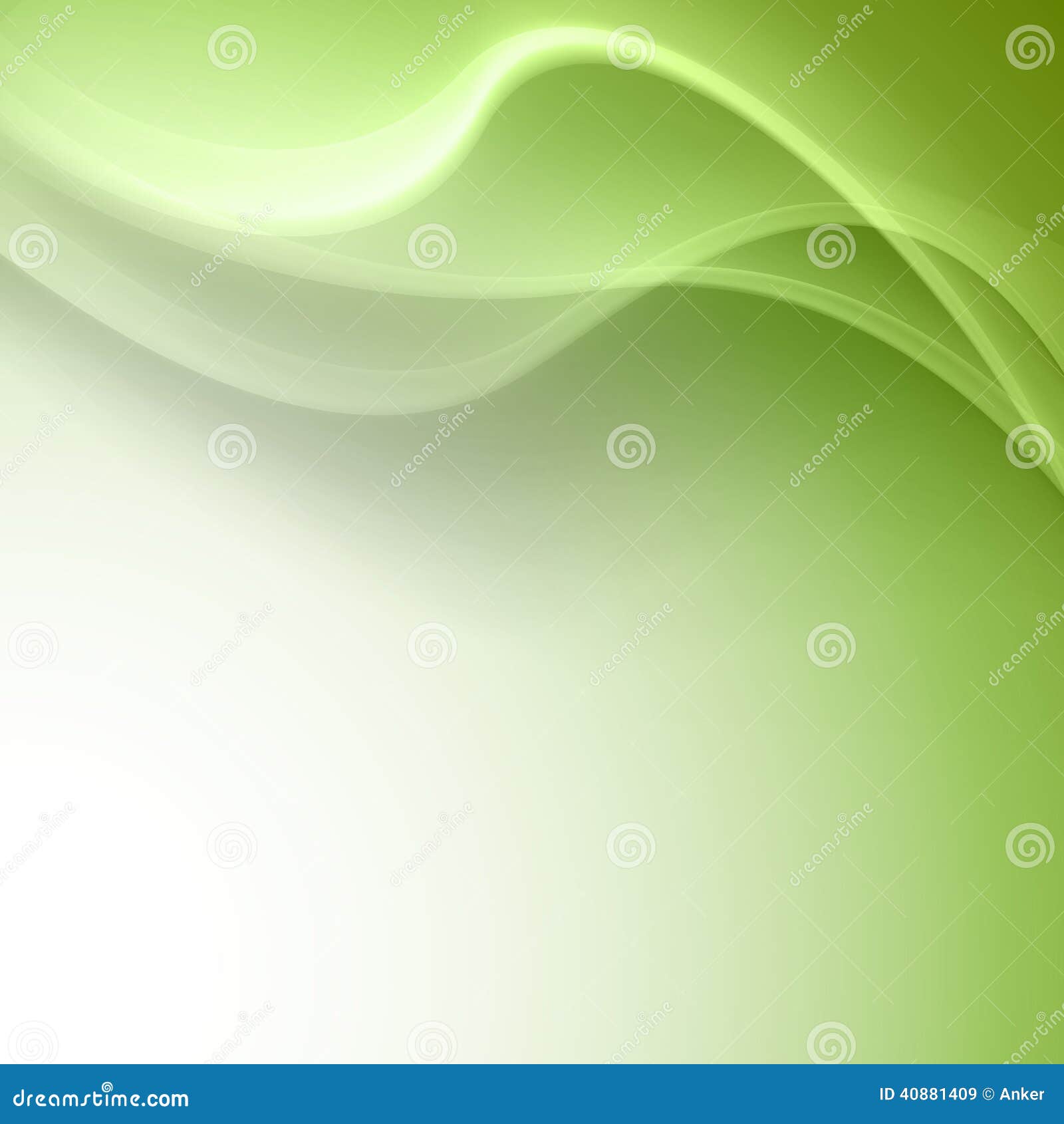 Soft Wave Abstract Background. Stock Vector - Illustration of green ...