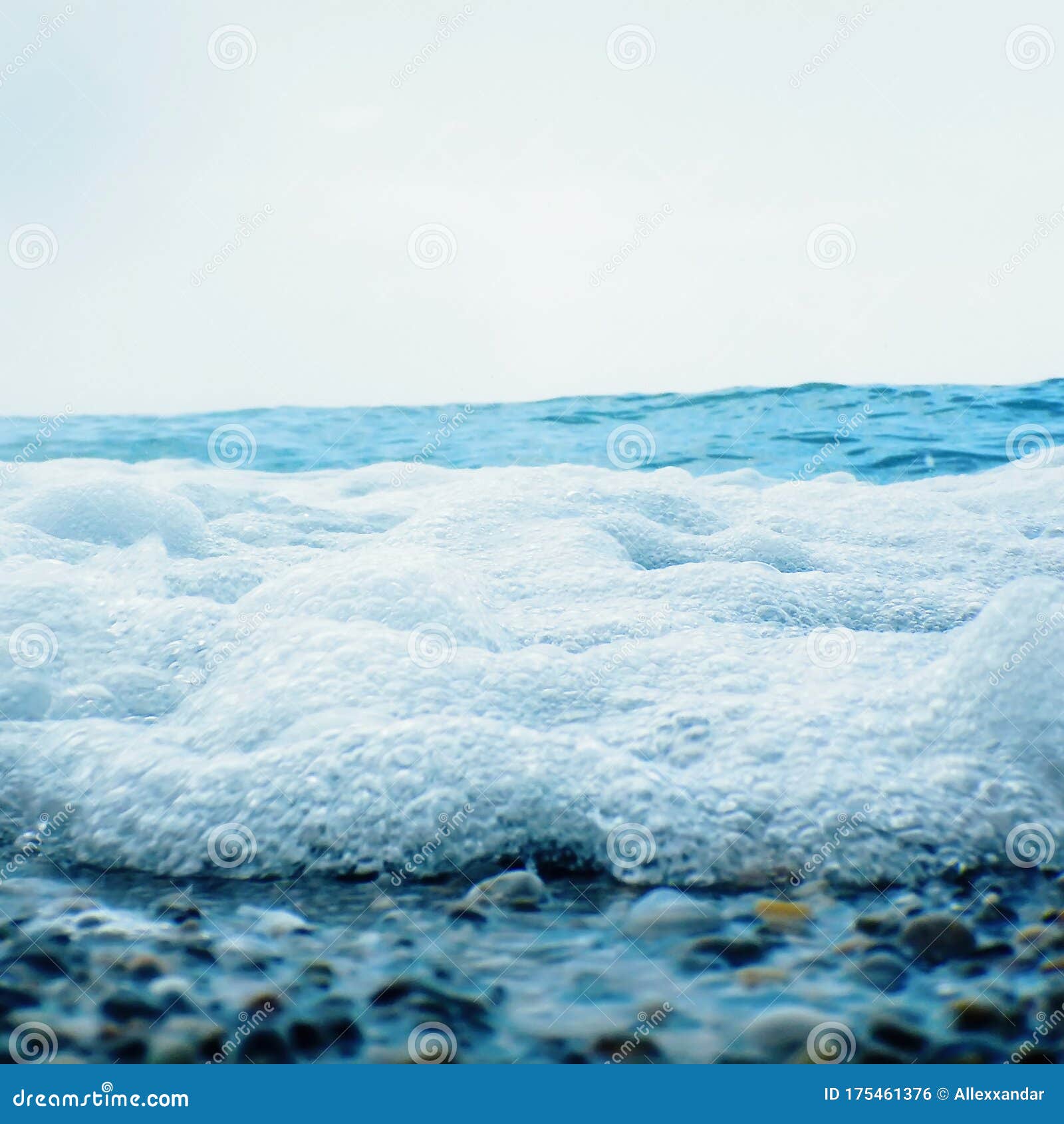 Soft Wave of Blue Ocean on Sandy Beach Background, Conceptual Image ...