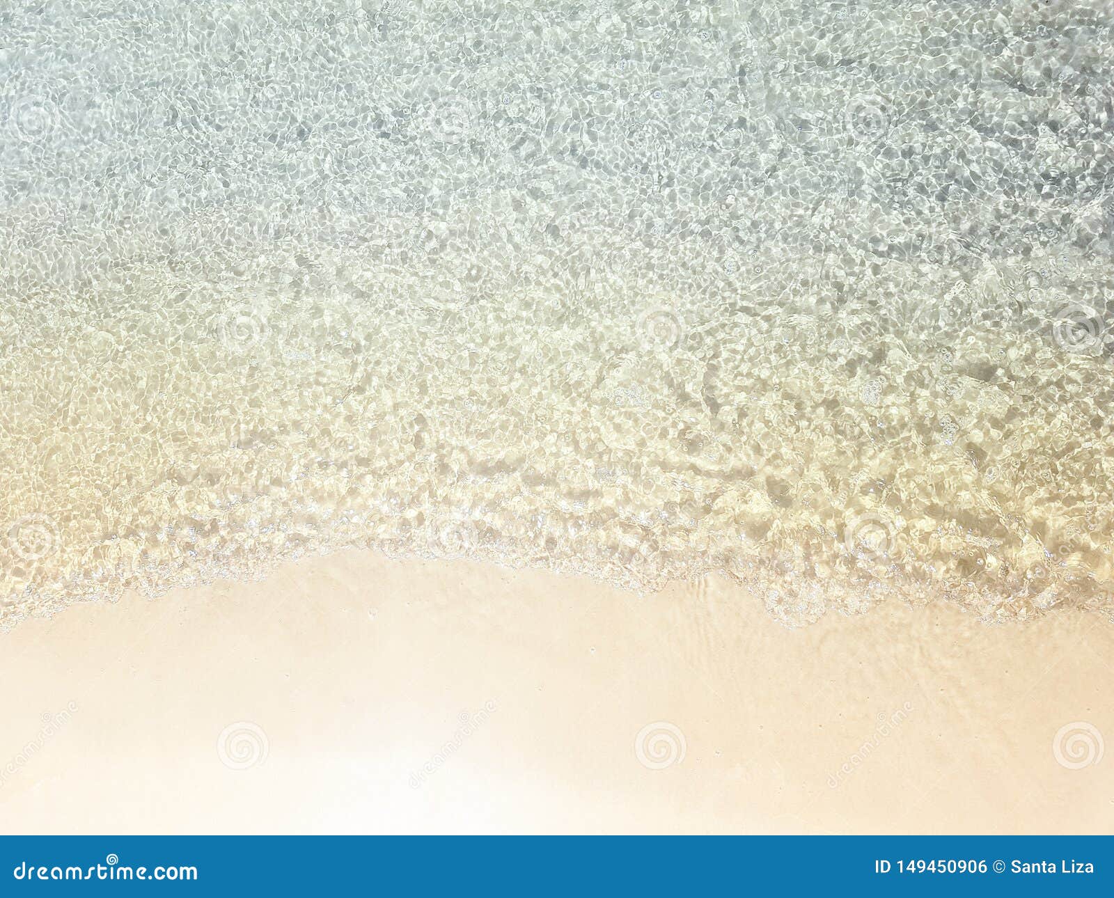Sand and Water Background Texture. Stock Photo - Image of paradise ...