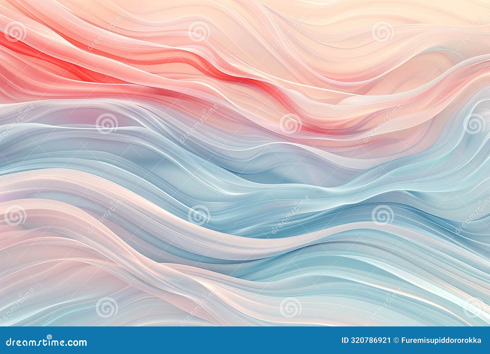 Soft Wave Patterns in Light Colors, Creating a Calming and Cute ...