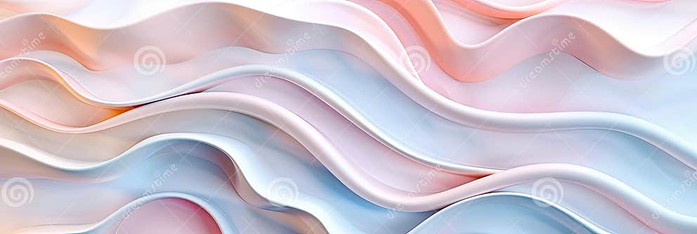 Soft Wave Patterns in Light Colors, Creating a Calming and Cute ...