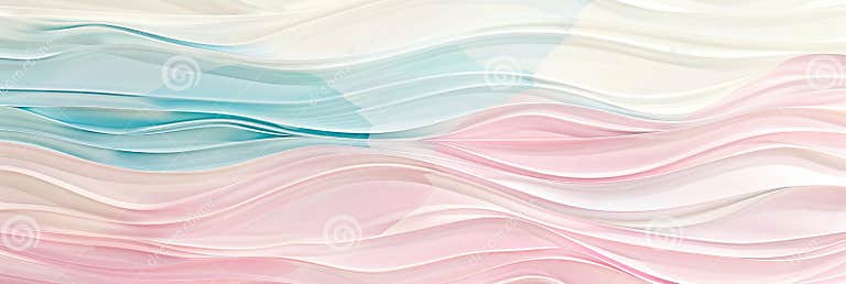 Soft Wave Patterns in Light Colors, Creating a Calming and Cute ...
