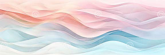 Soft Wave Patterns in Light Colors, Creating a Calming and Cute ...
