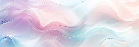 Soft Wave Patterns in Light Colors, Creating a Calming and Cute ...