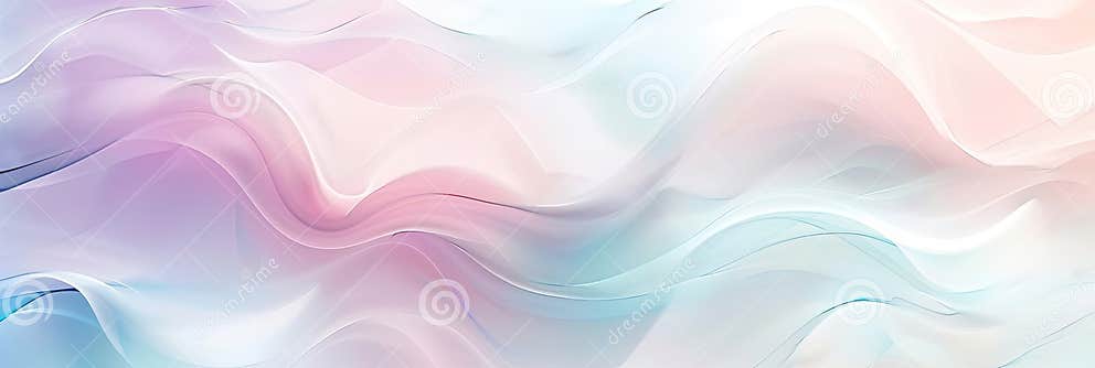 Soft Wave Patterns in Light Colors, Creating a Calming and Cute ...