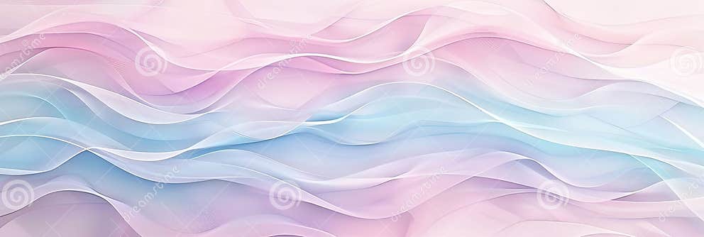 Soft Wave Patterns in Light Colors, Creating a Calming and Cute ...