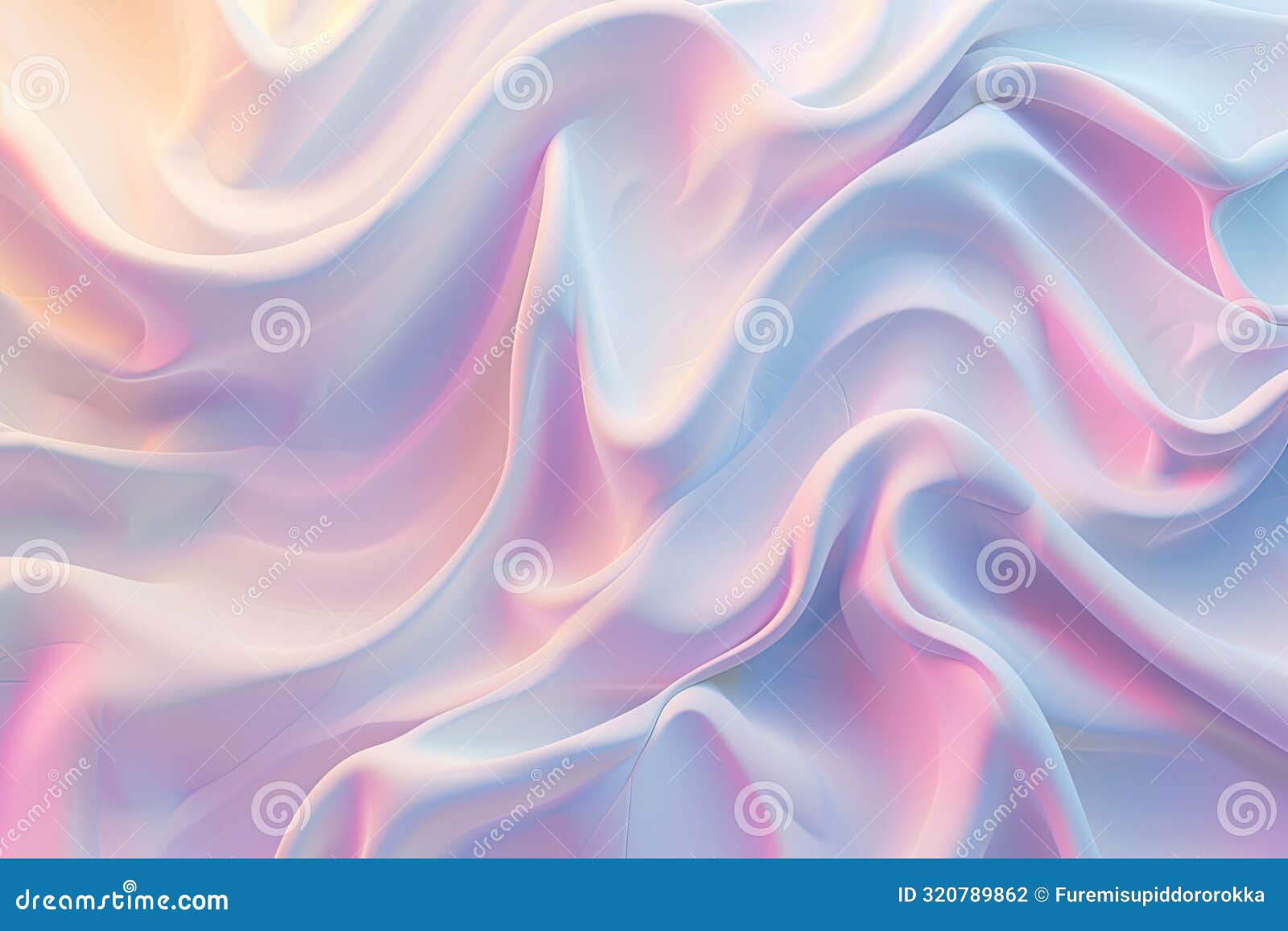 Soft Wave Patterns in Light Colors, Creating a Calming and Cute ...