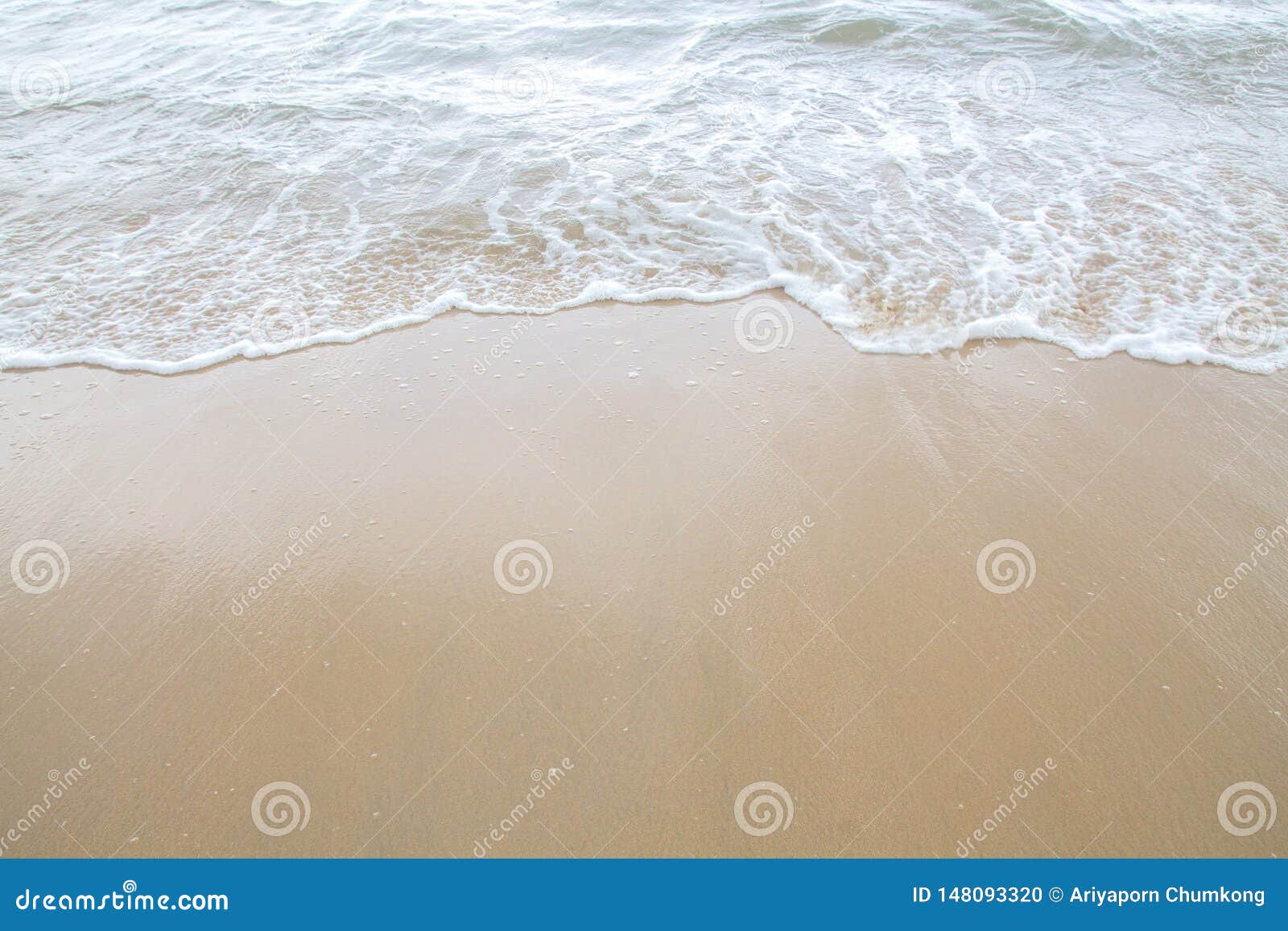 Soft wave on the beach. stock photo. Image of outdoors - 148093320