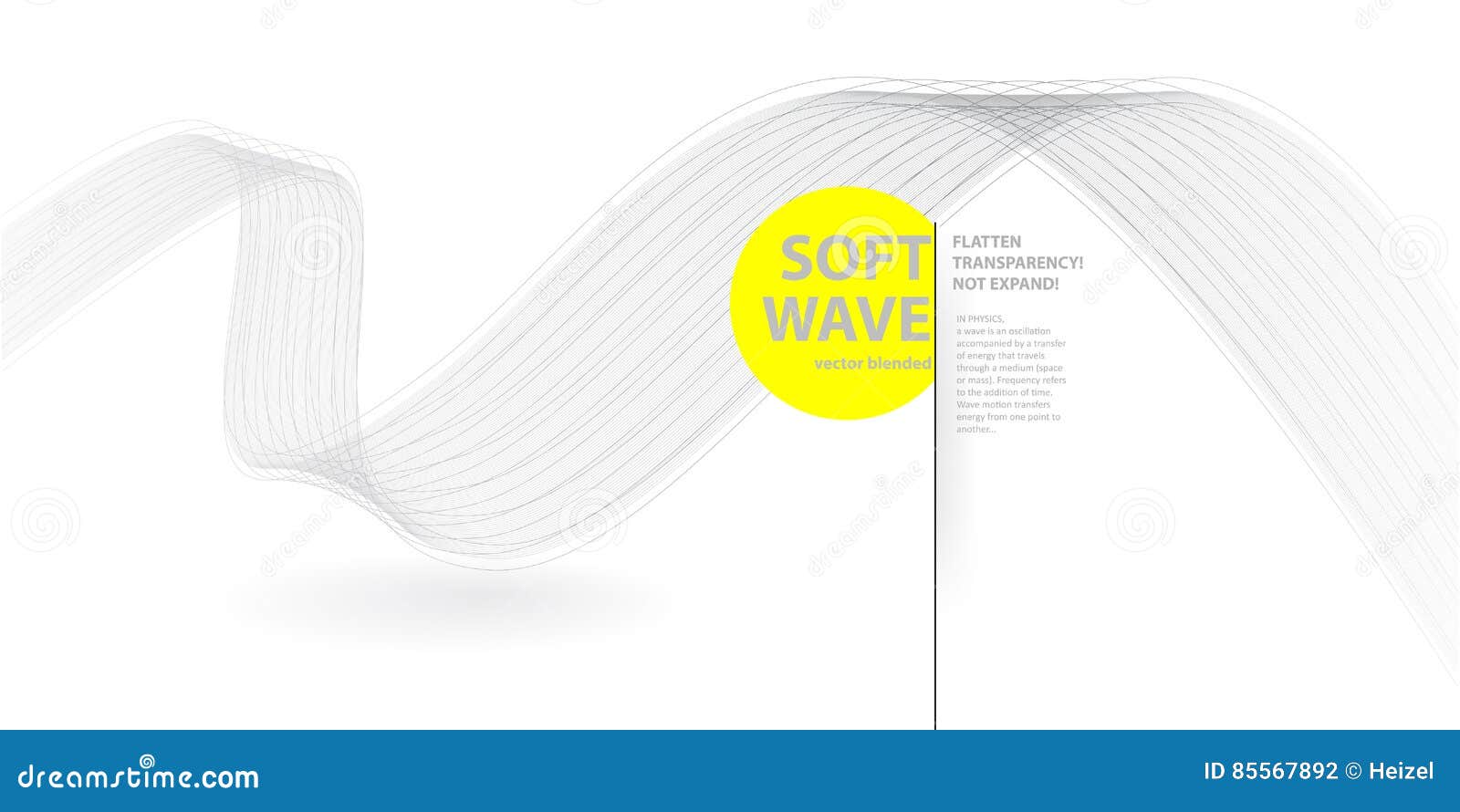 Soft wave template stock vector. Illustration of curve - 85567892