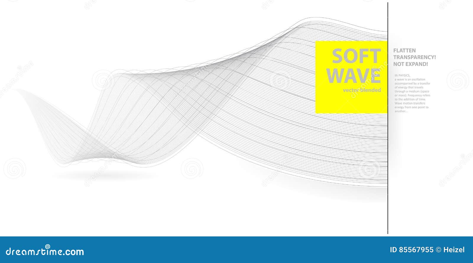 Soft wave template stock vector. Illustration of curve - 85567955