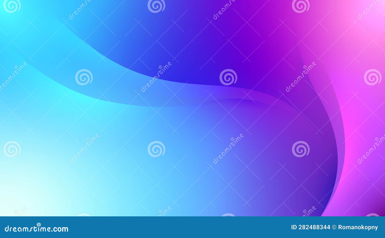 Soft Wavy Background in Blue and Purple Colors Stock Vector ...